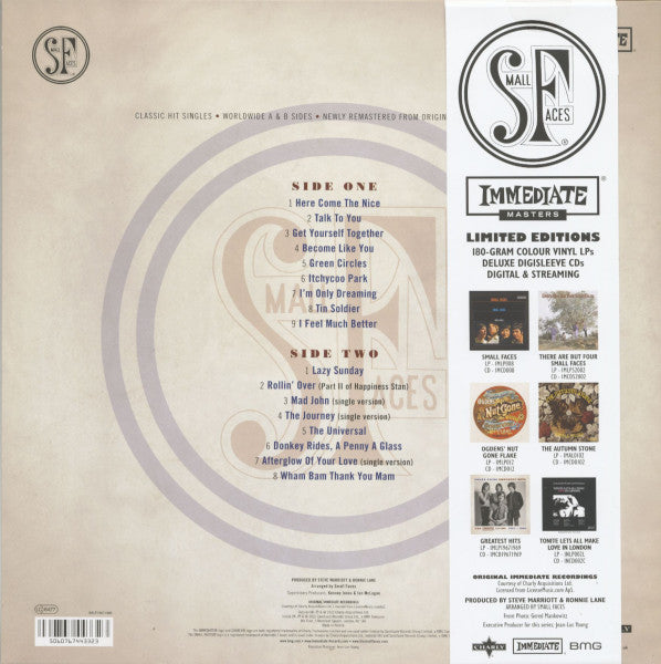 Small Faces - Greatest Hits: The Immediate Years 1967-1969 [180G/ Rema ...